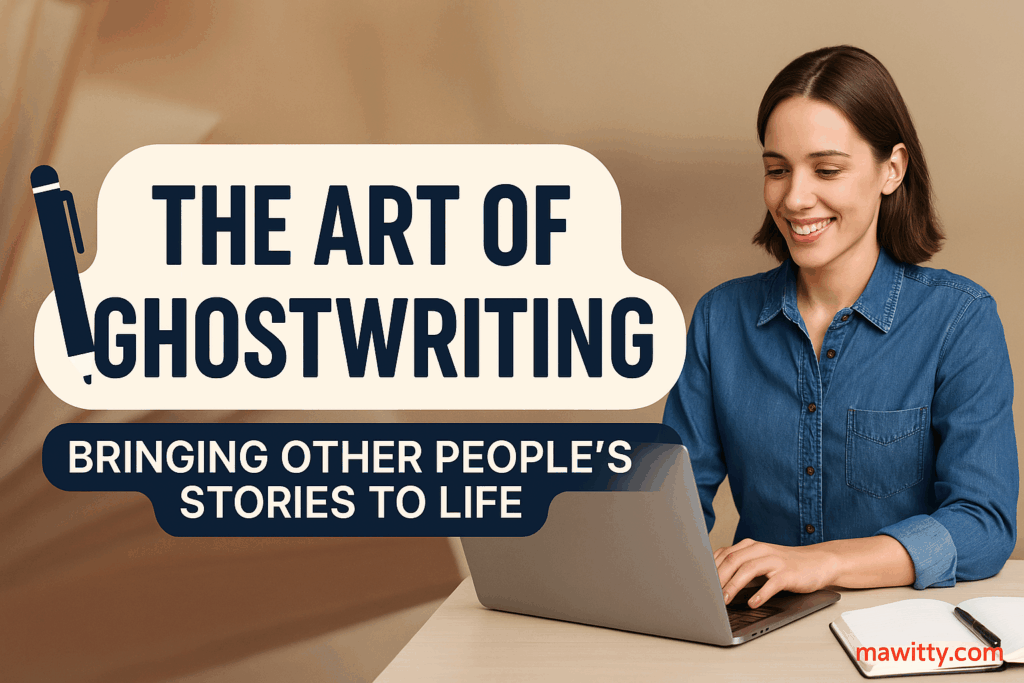 The Art of Ghostwriting: Bringing Other People's Stories to Life